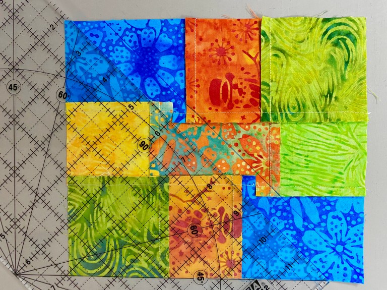 Let’s Make A Shaded Nine Patch | If These Threads Could Talk